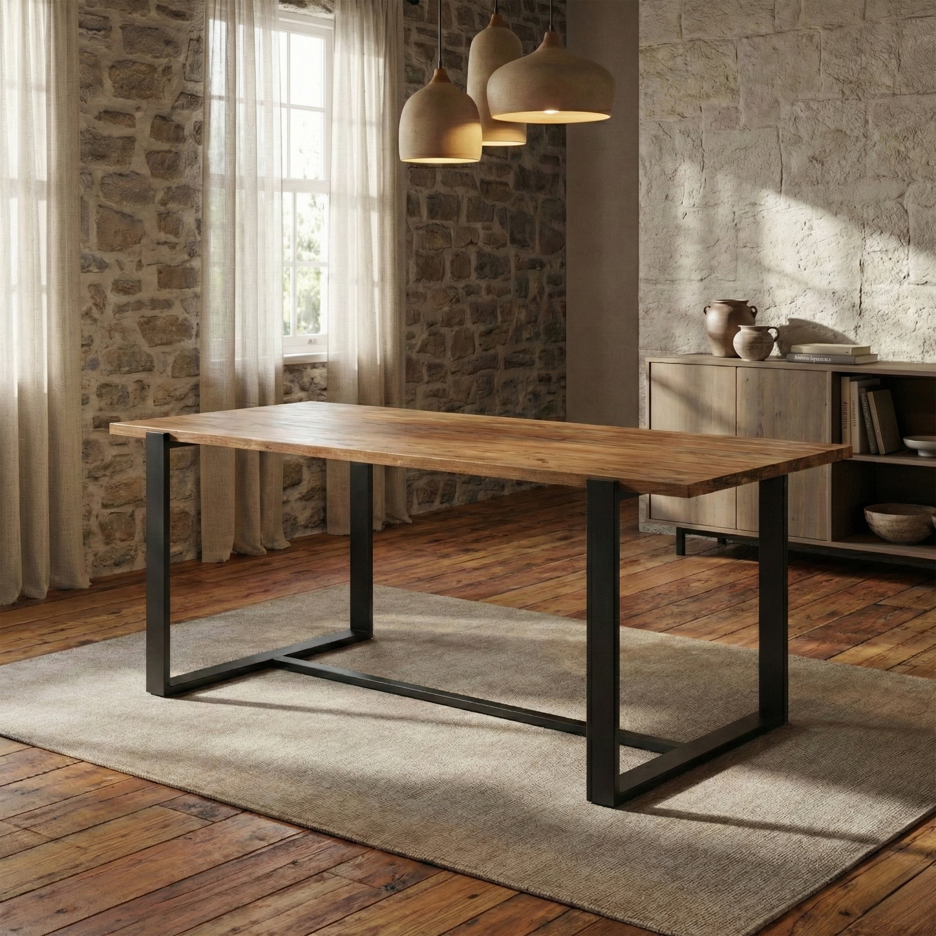 Borough Wharf Kitson 180cm Extending Table | Wayfair.co.uk