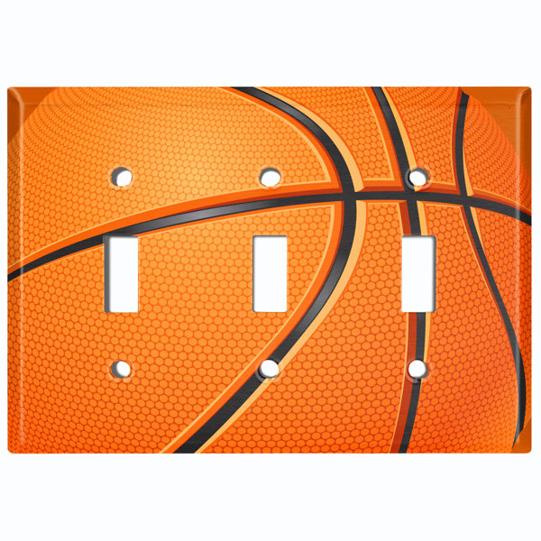 WorldAcc Basketball Kids Room Sports Game 3 - Gang Toggle Light Switch ...