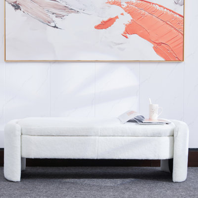 Wrought Studio Cheenou Fip Top Storage Bench | Wayfair