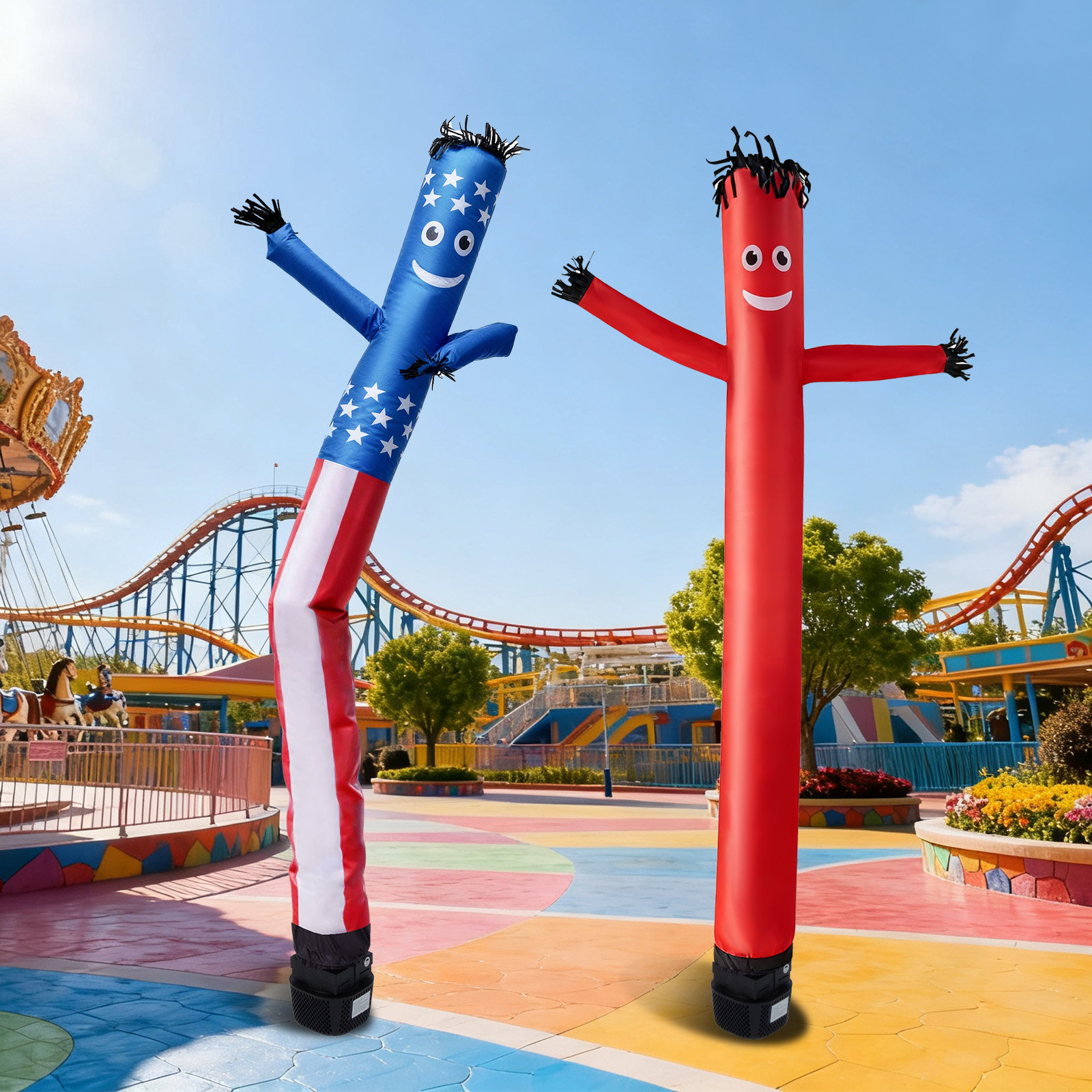 The Holiday Aisle® Inflatable Tube Man with Blower, Wacky Waving Wind ...
