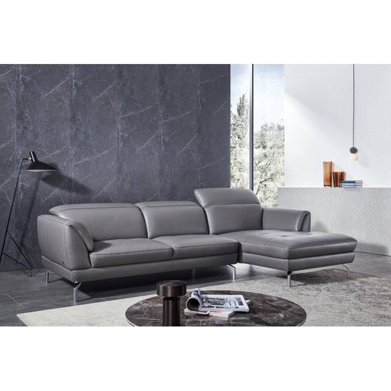 Orren Ellis Brinn Upholstered Sectional & Reviews | Wayfair