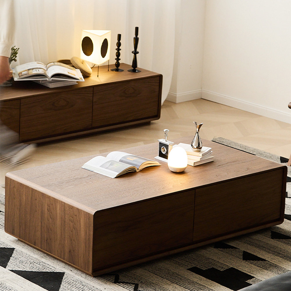 Bkoksety Solid wood retro multi-functional tea table | Wayfair