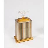 Winward Silks Peony Bouquet Floral Arrangement in Low Cylinder Vase ...