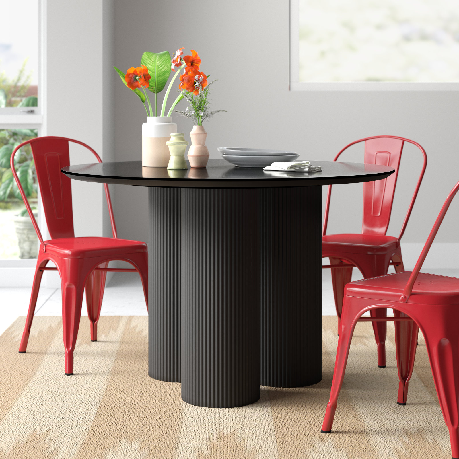 Wade Logan® Azayleah 45" Round Dining Table & Reviews - Wayfair Canada