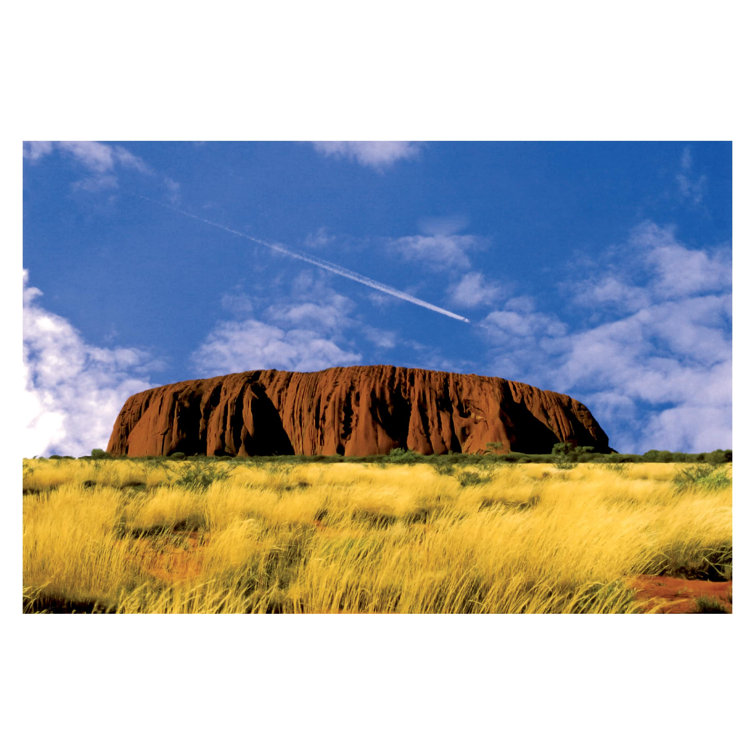 East Urban Home Uluru 2.9m x 4.32m Textured Matte Peel & Stick Wall ...
