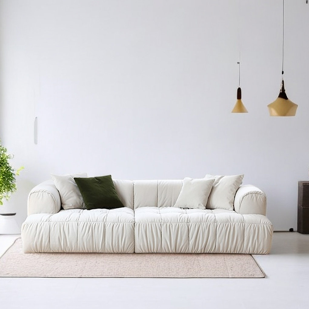 Smith Thera Wabi Sabi Straight Row Sofa Square Arm Sofa | Wayfair