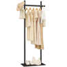 Latitude Run® Coat Rack Freestanding With Natural Rock Base | Wayfair