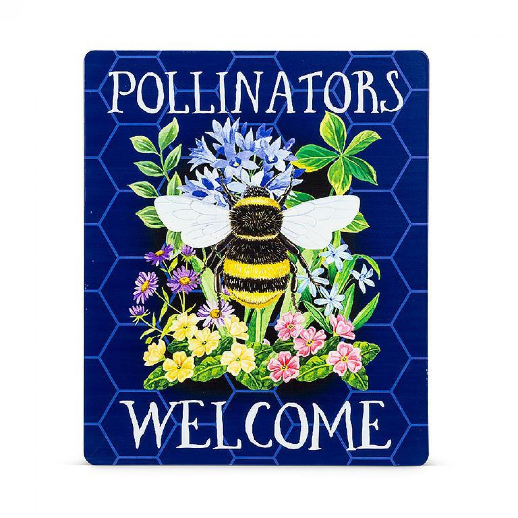 Ophelia & Co. Pollinators Welcome With Bee And Flowers Sign - Wayfair ...