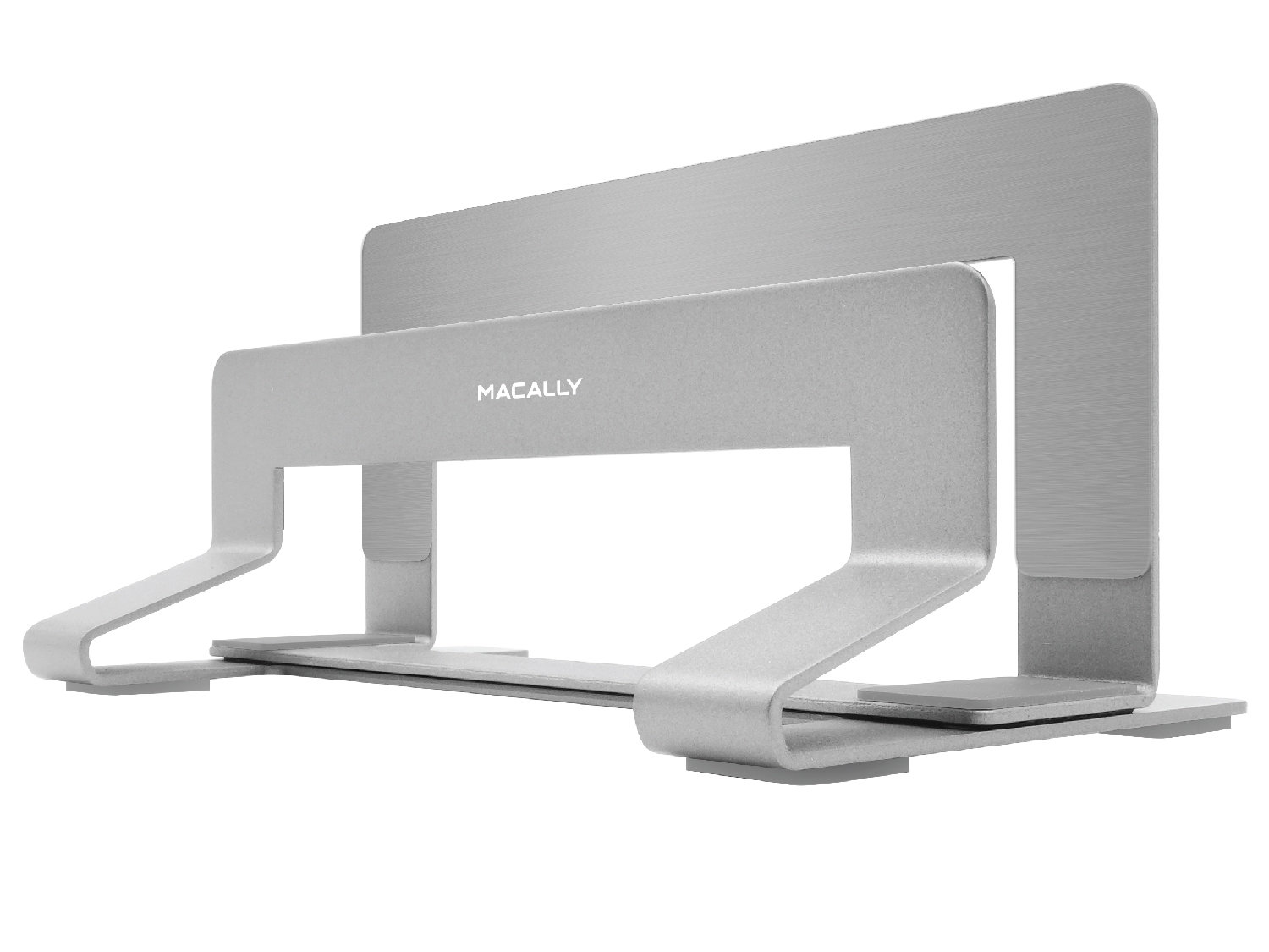 Macally Aluminum Vertical Laptop Stand For Desk Space | Adjustable ...