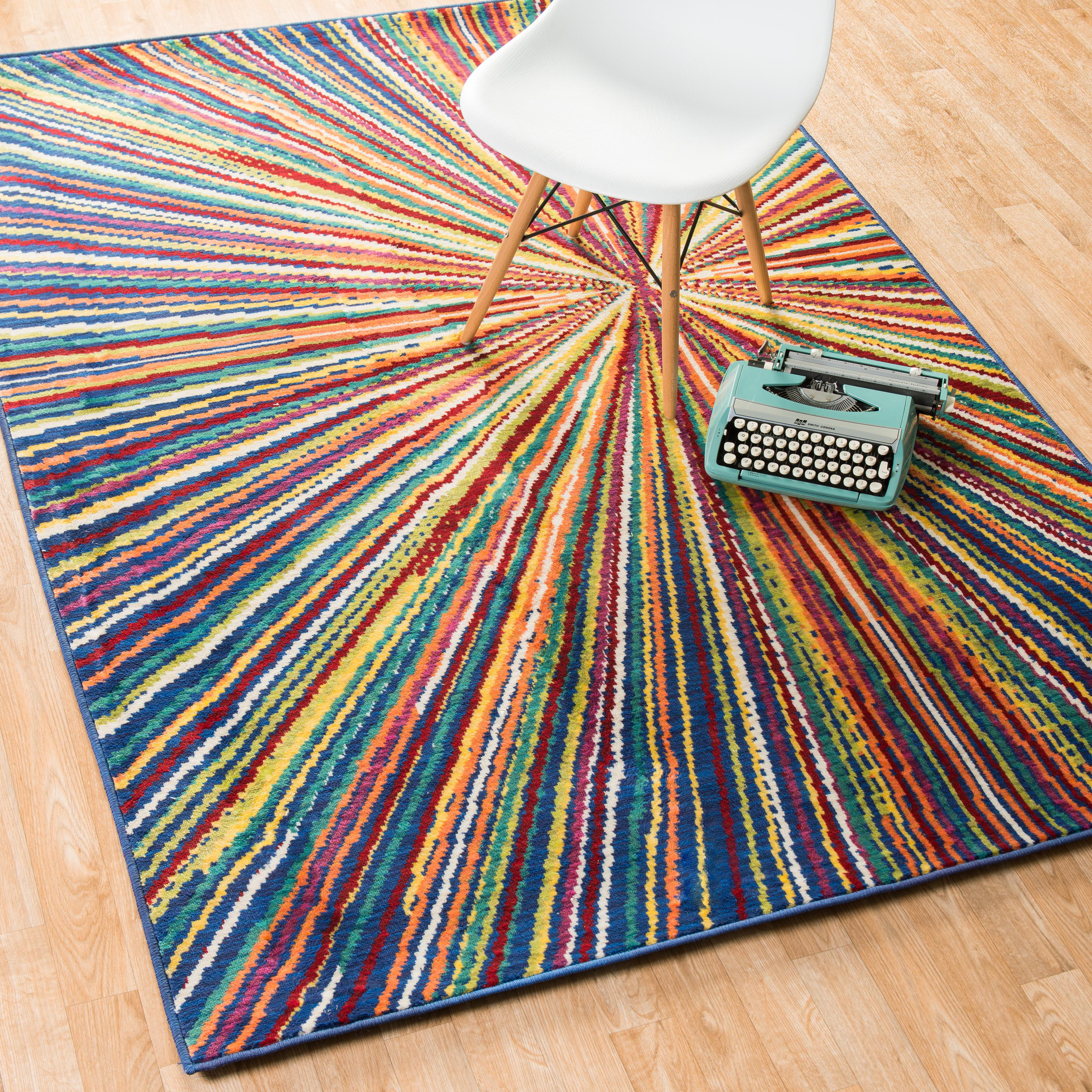 Latitude Run® Yanga Blue/Yellow Area Rug & Reviews - Wayfair Canada