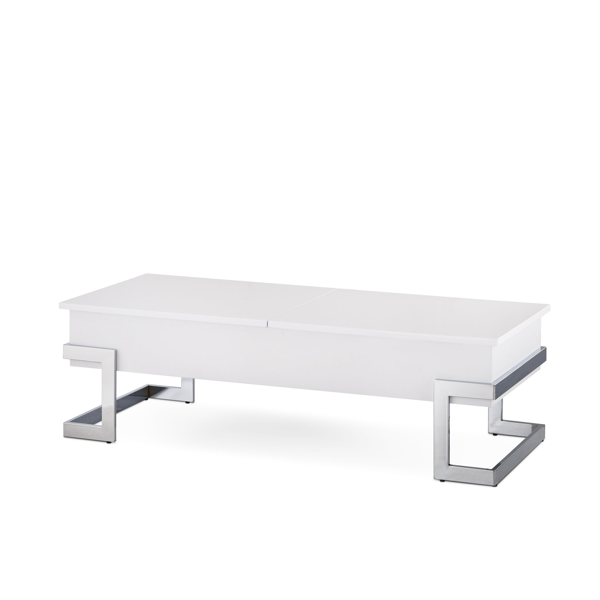 Latitude Run® Luxuriously Finished High Gloss & Coffee Table With Lift ...