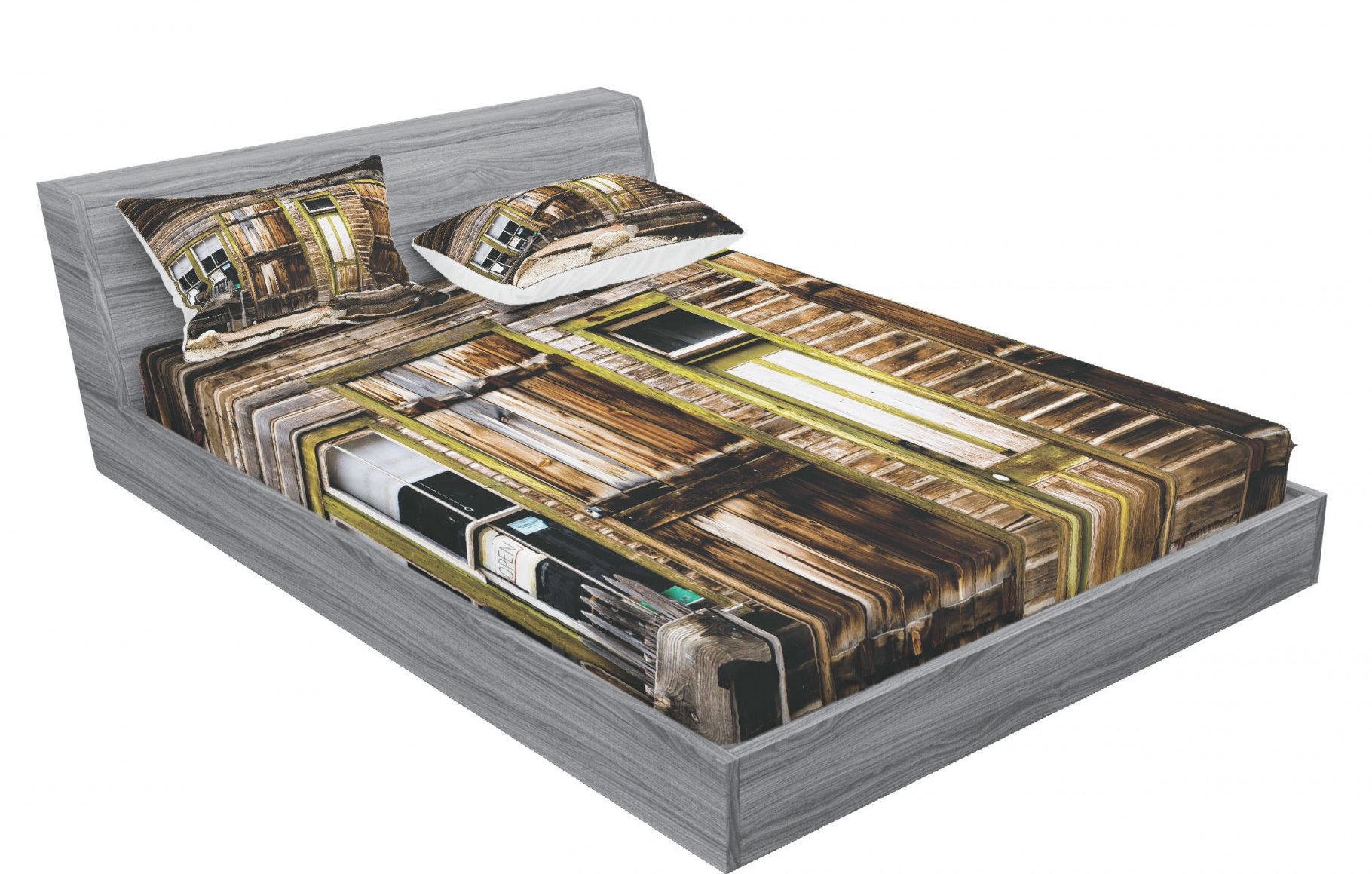 Ambesonne Rustic Sheet Set | Wayfair