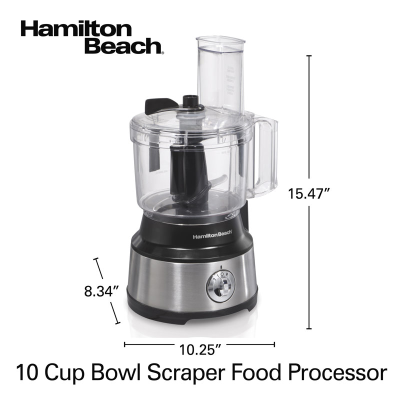 Hamilton Beach 10 Cup Scraper Food Processor & Reviews | Wayfair