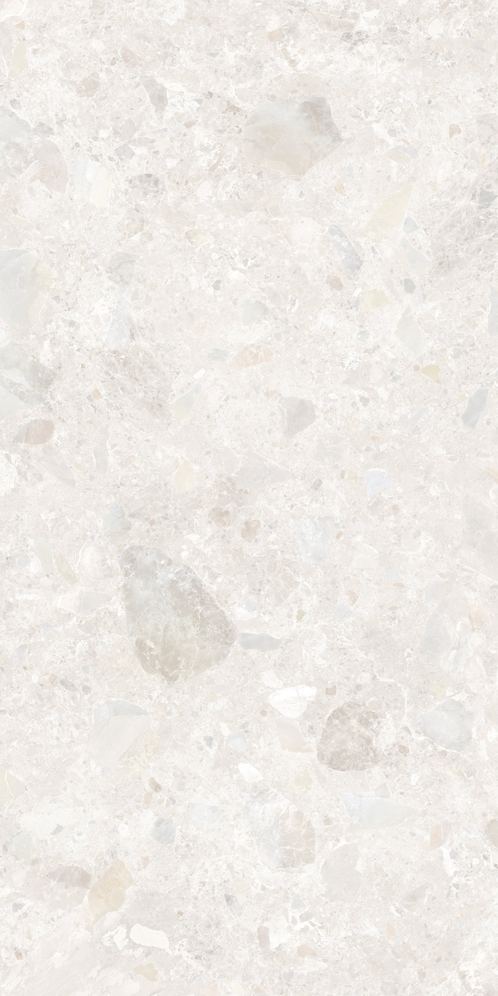 Atelier Tile 24"x48" Ceppo Terrazzo White Stone Look Porcelain Tile ...