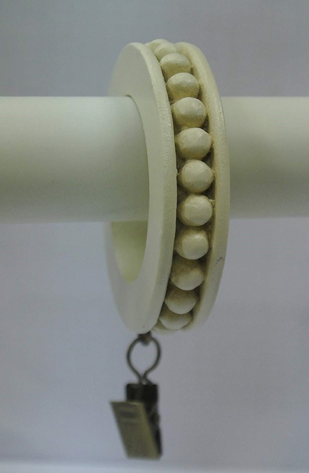 Canora Grey Speight Beaded Edge Designer Curtain Ring | Wayfair