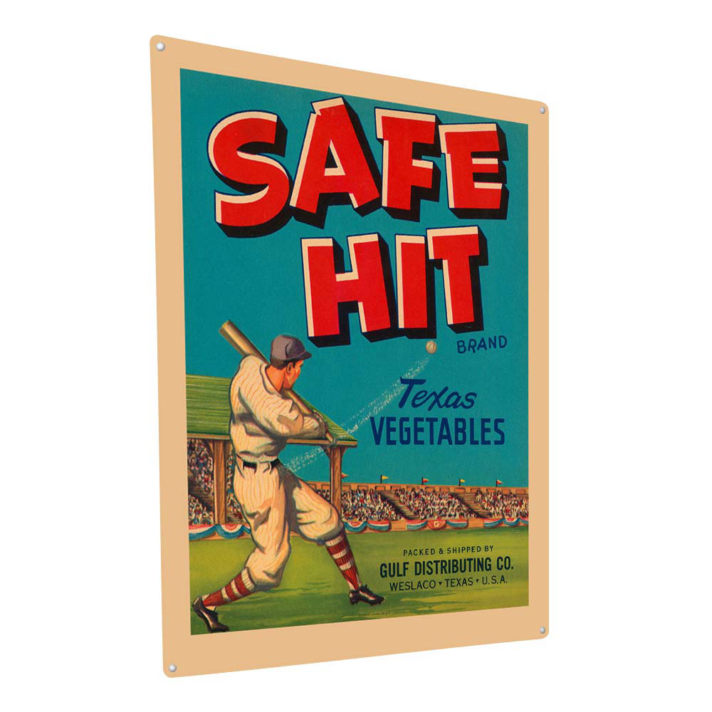 Trinx Metal Sign On Metal by Safe Hit Brand Print | Wayfair