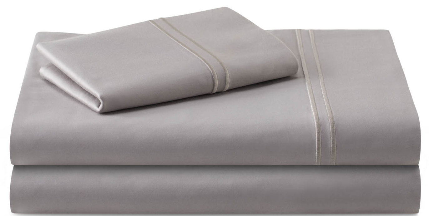 Malouf Supima 600 Thread Count Premium Cotton Fitted Sheets Set ...