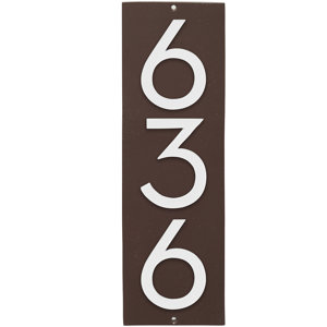 Montague Metal Products Rectangle Wall Plaque & Reviews | Wayfair