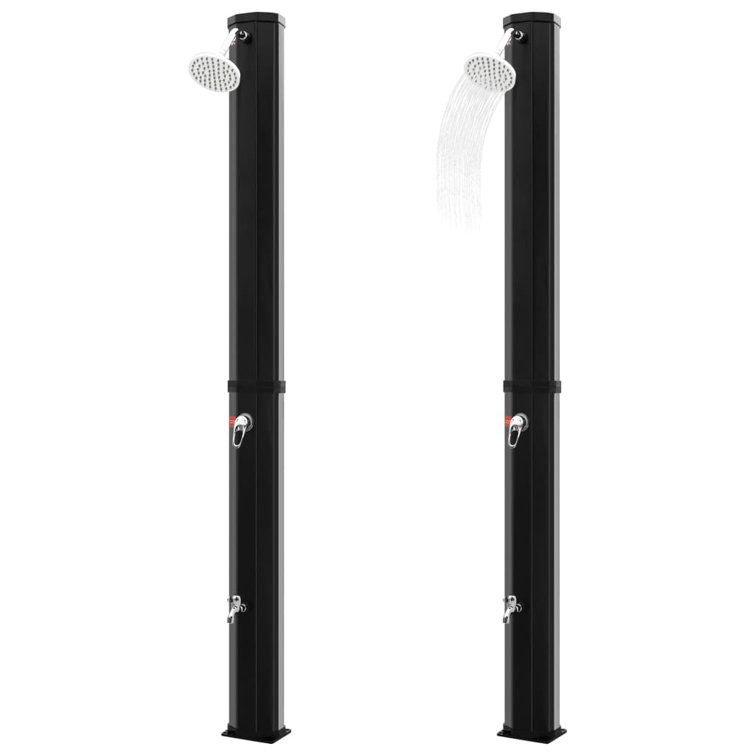 Belfry Bathroom Outdoor Solar Shower with Shower Head and Faucet 35 L ...