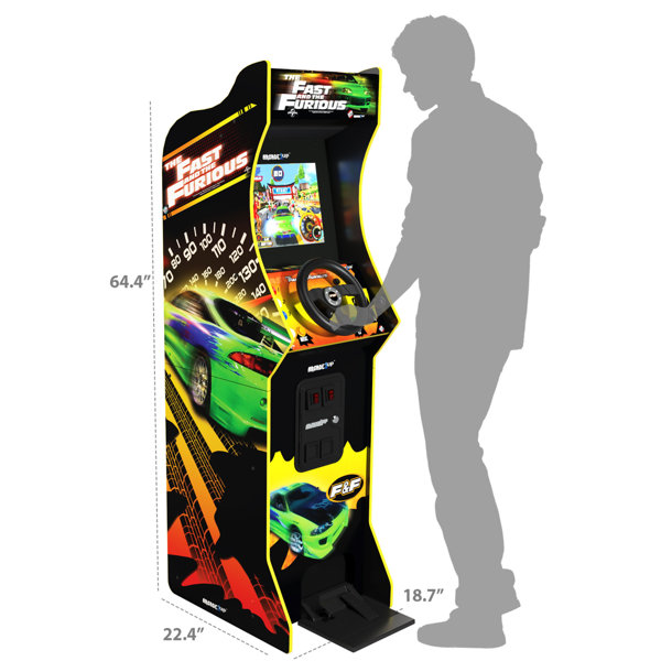 Arcade 1Up Arcade1Up - The Fast & The Furious Deluxe Arcade Machine 2 ...