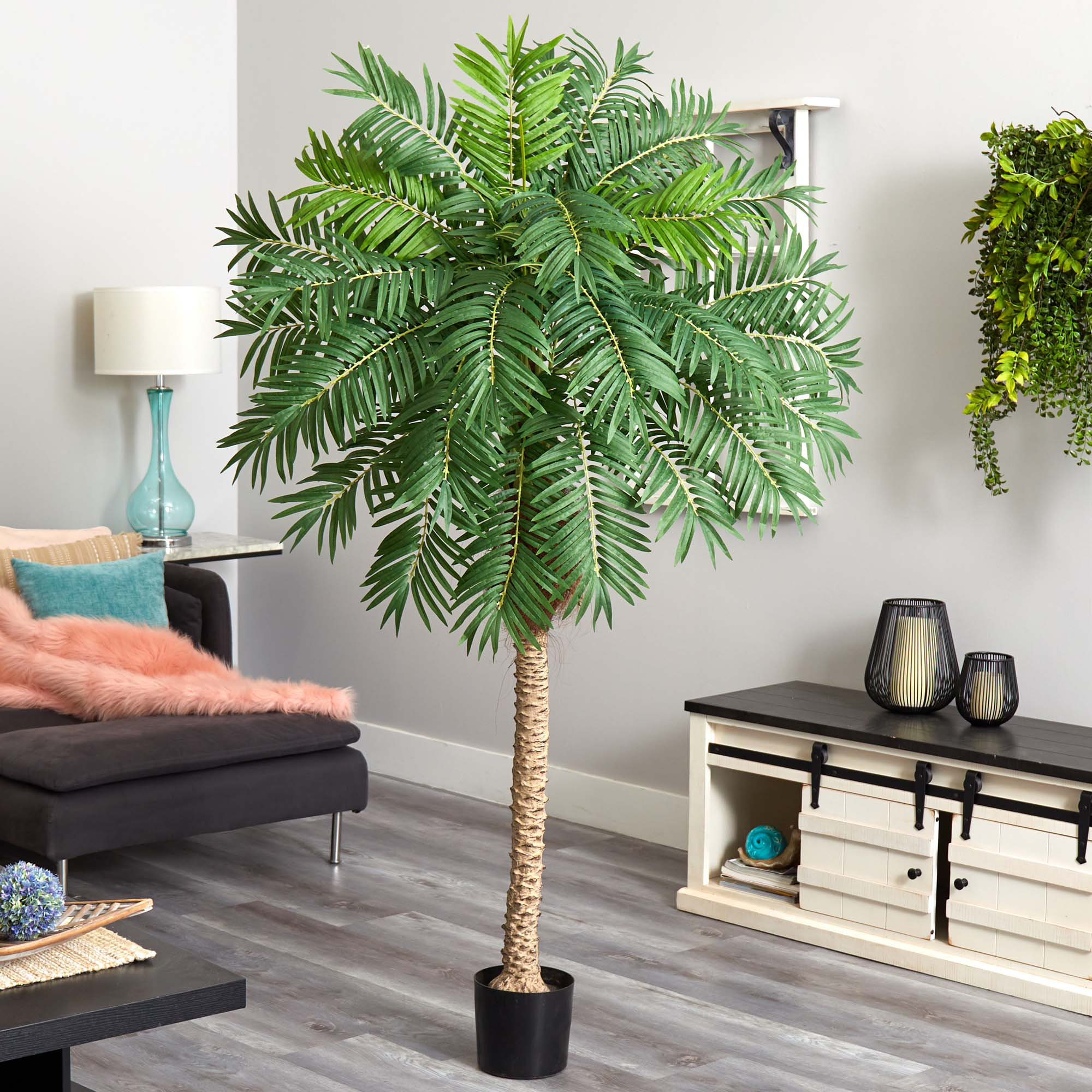 Bay Isle Home™ 58" Artificial Palm Tree in Planter & Reviews | Wayfair