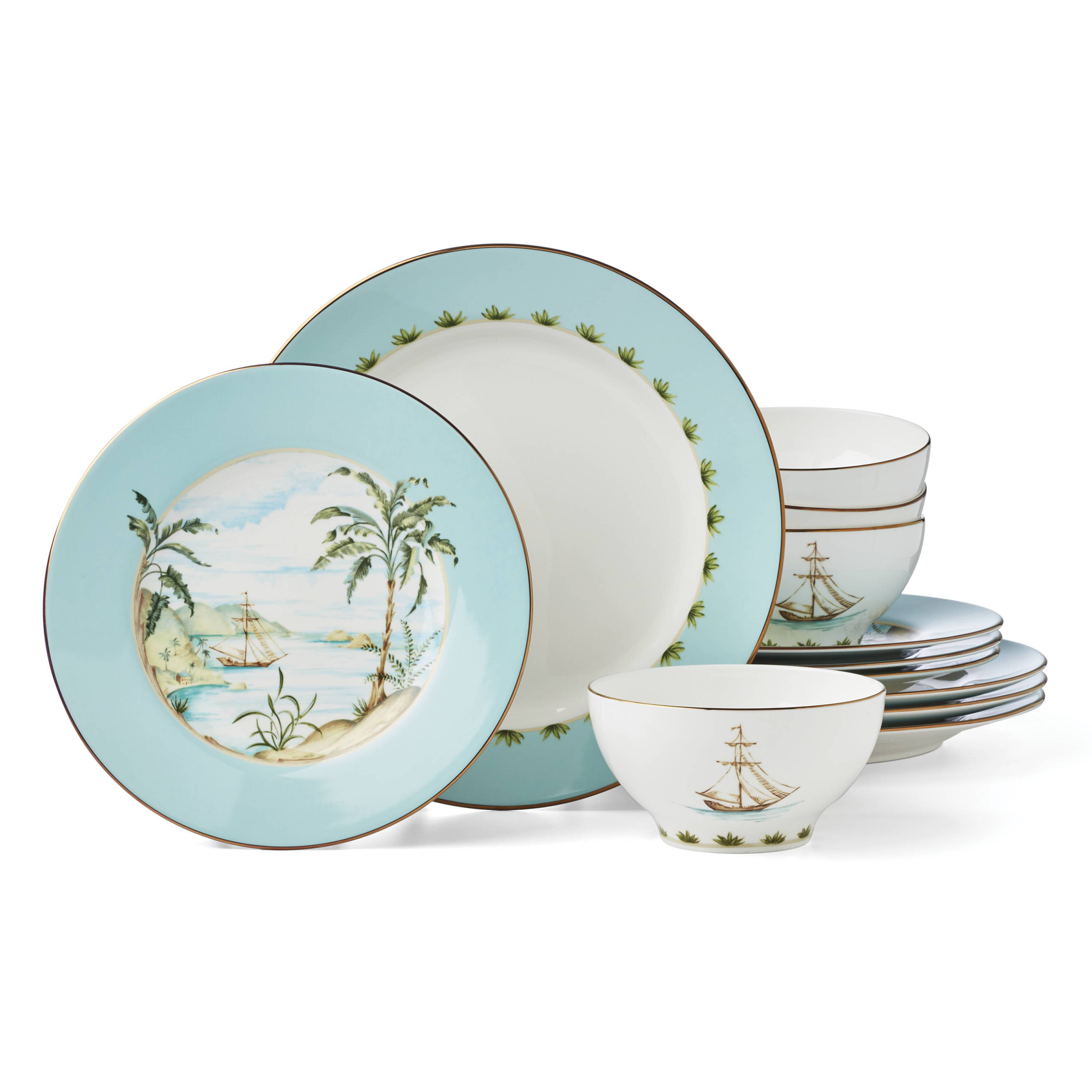 Lenox British Colonial Tradewind 12-Piece Dinnerware Set | Wayfair