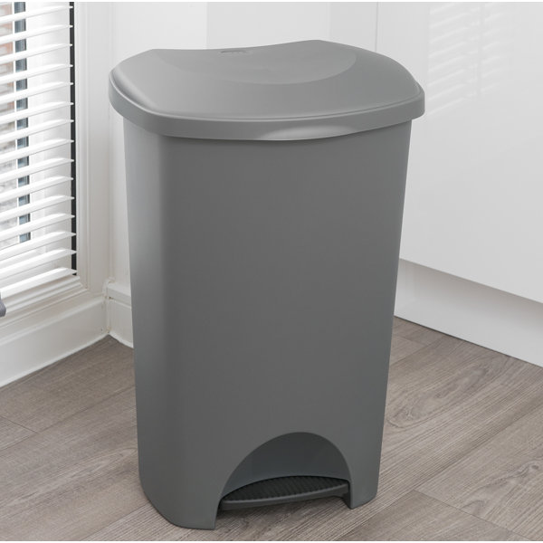 Addis Housewares Plastic Step On Rubbish Bin - 50L & Reviews | Wayfair ...