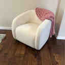 Ivy Bronx Kiptin 31.7'' W Upholstered Modern Comfort 360 Degree Swivel ...