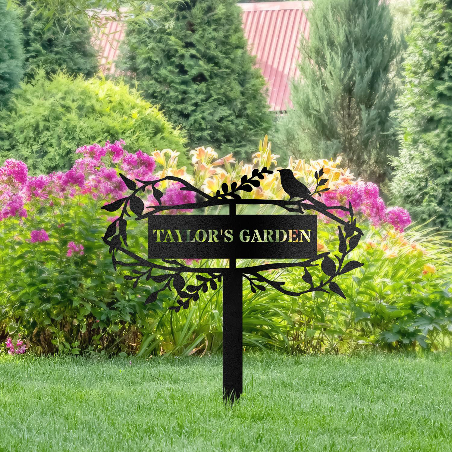 SIGNLEADER MAY31 Custom Metal Signs Metal Name Sign Metal Stake Art ...