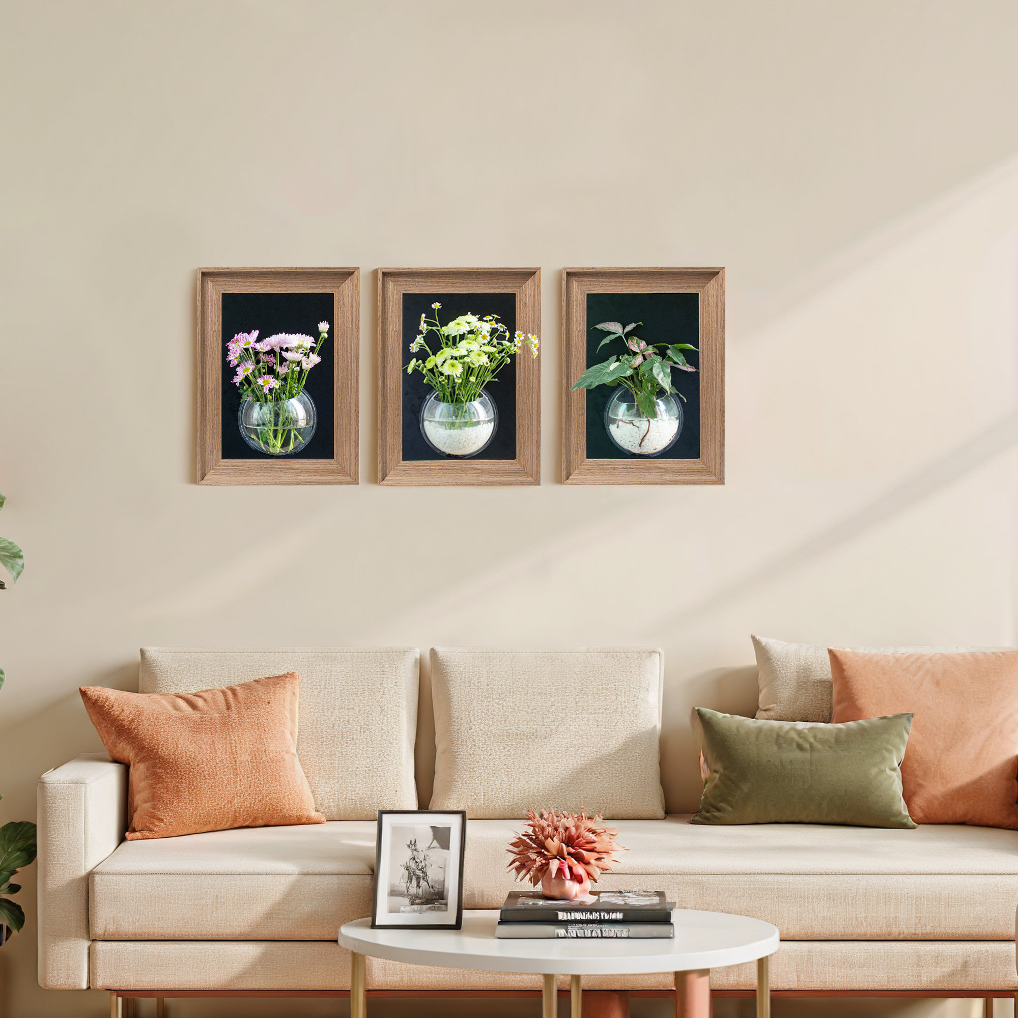 Gracie Oaks Wall Hanging Plant Propagation Photo Frame Planter With ...