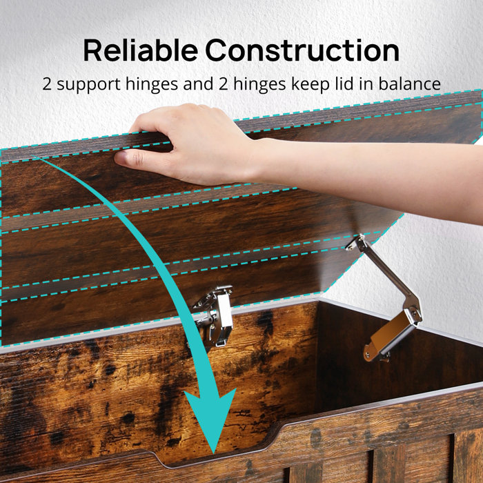 Redwood Rover Jarboe Manufactured Wood Blanket Chest & Reviews | Wayfair