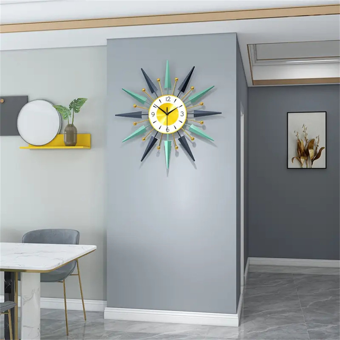 Mercer41 Large 3d Multi-color Fantasy Themed Metal Wall Trim, Battery ...