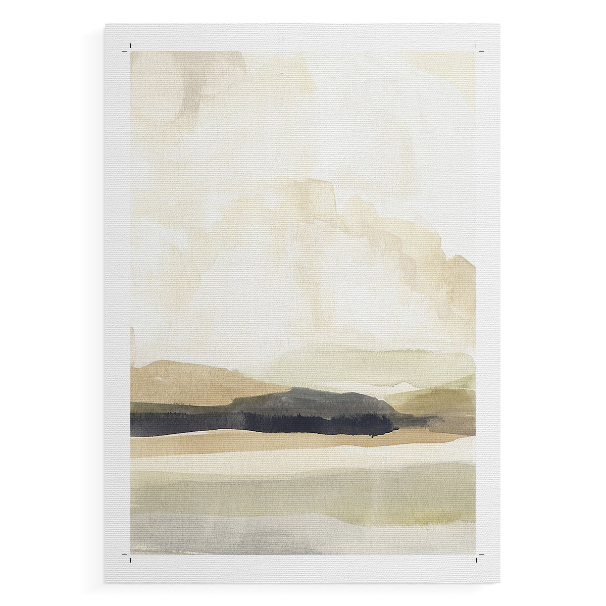 Latitude Run® Slate Movement I -Canvas Print Only - NOT FRAMED | Wayfair