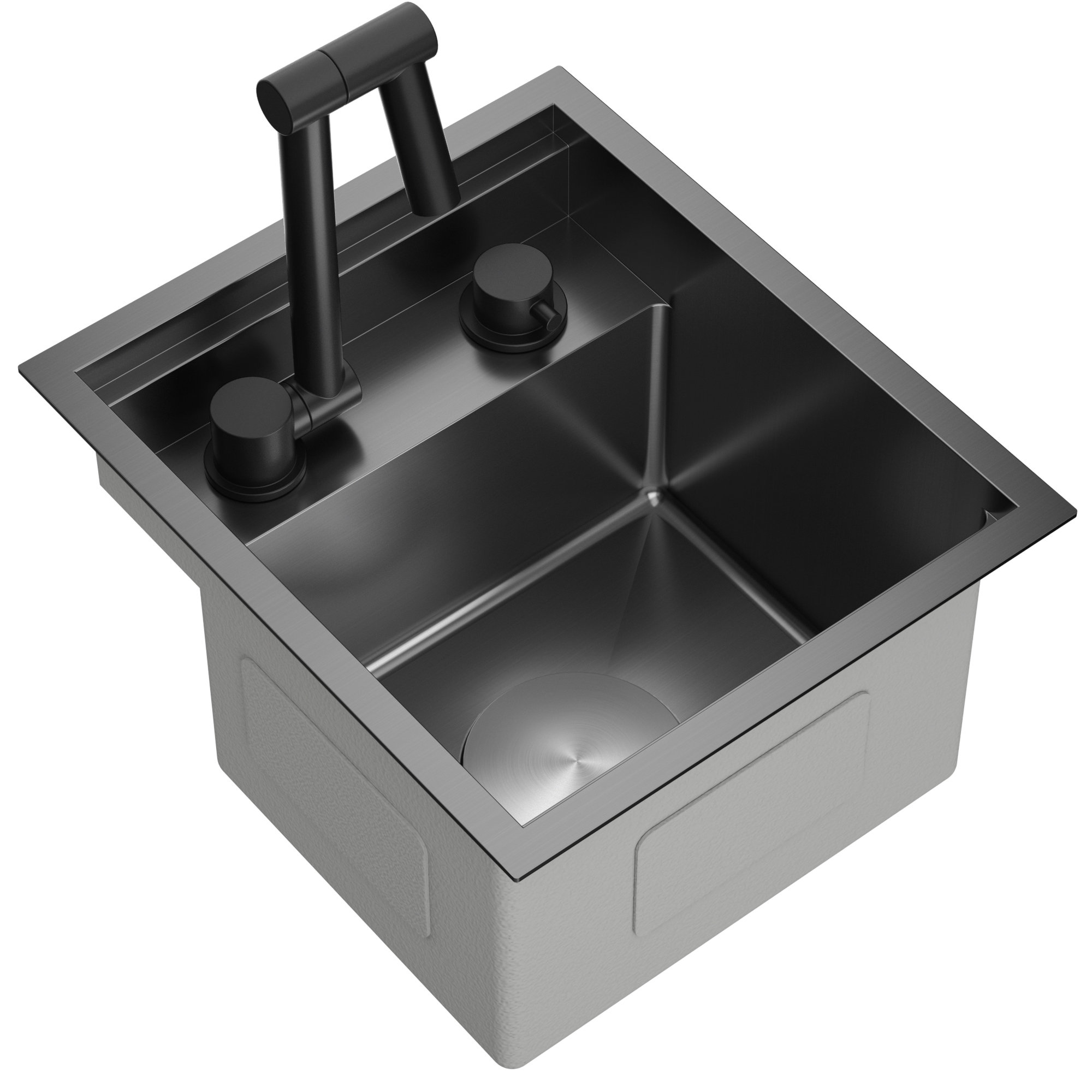 Polyfurniture 9 L Kitchen Sink Rv Sink With A Foldable Tap Inside | Wayfair