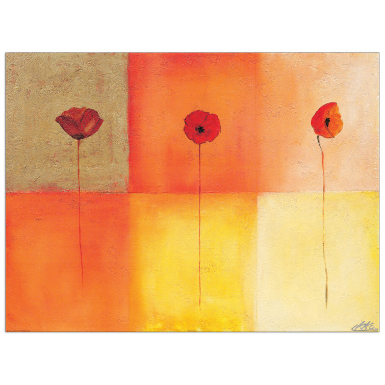 East Urban Home Three types of poppies I 'by Heinemann Art Print ...