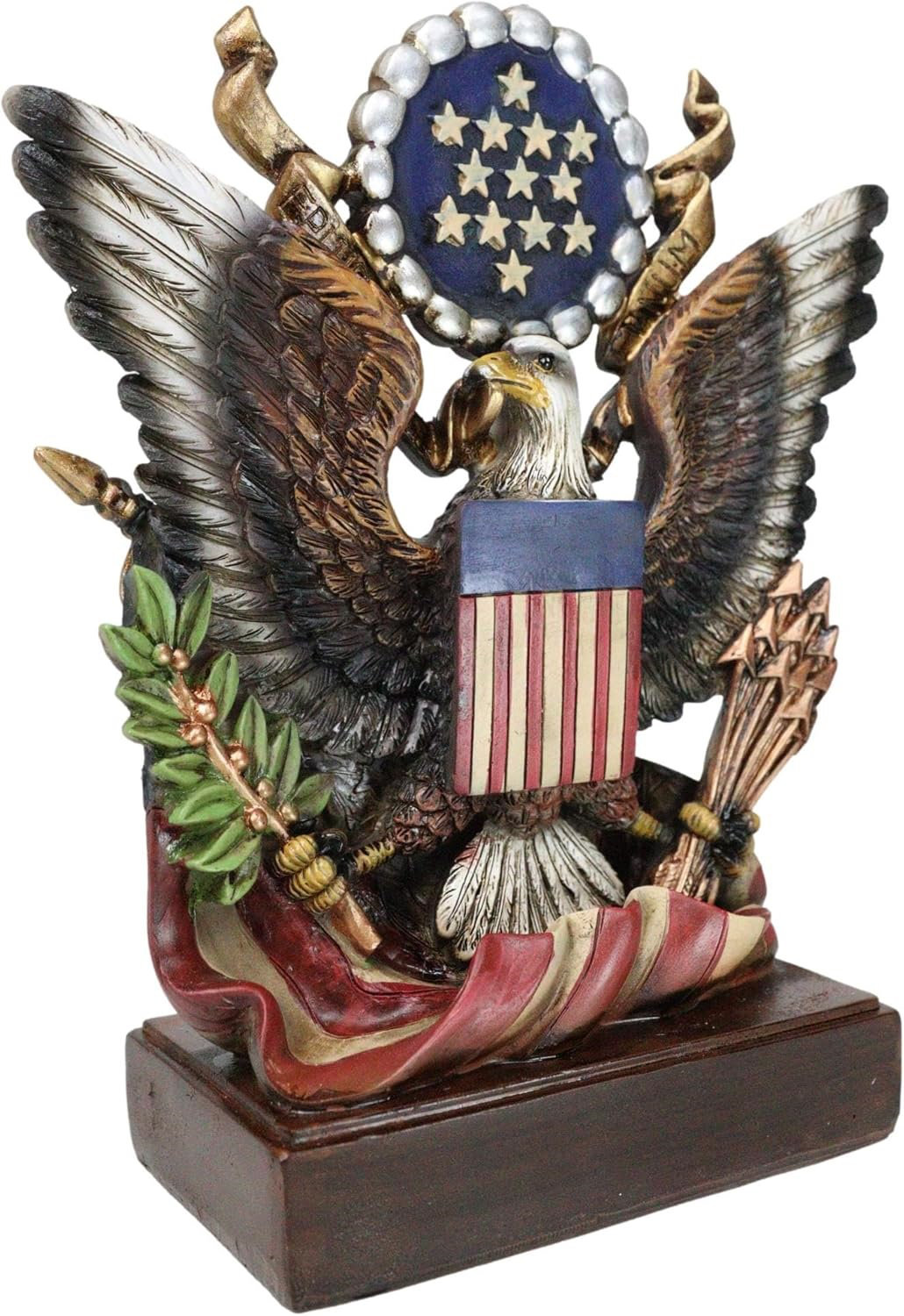 Trinx American Great Seal Bald Eagle Olive Branch Arrows Pluribus Unum ...