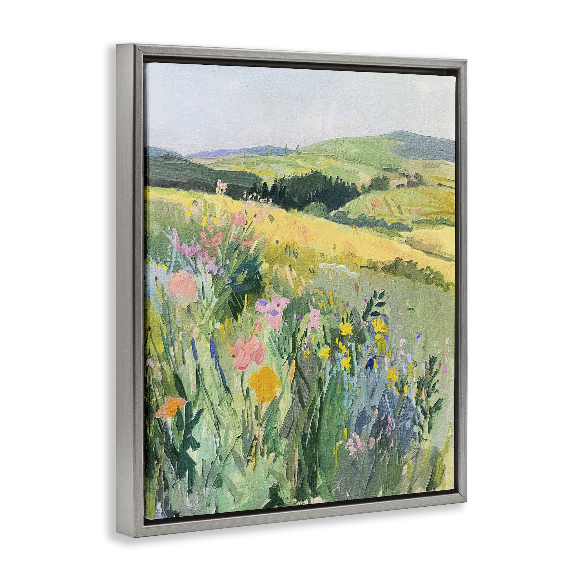 Lark Manor™ Pastel Landscape Hills Floater Canvas Wall Art by RileyB ...