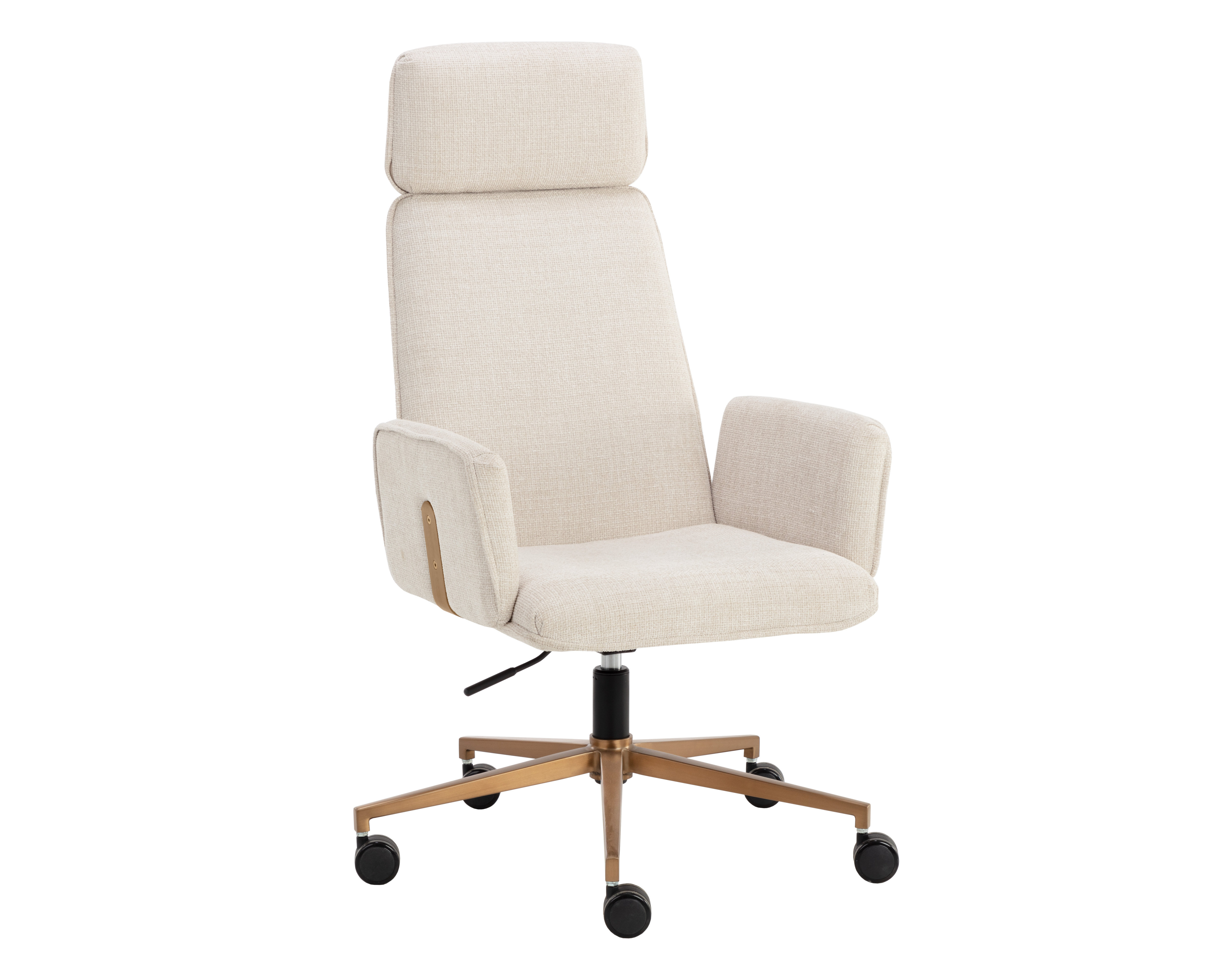 Mercer41 Kalev OFFICE CHAIR - CHACHA CREAM - Taupe | Wayfair
