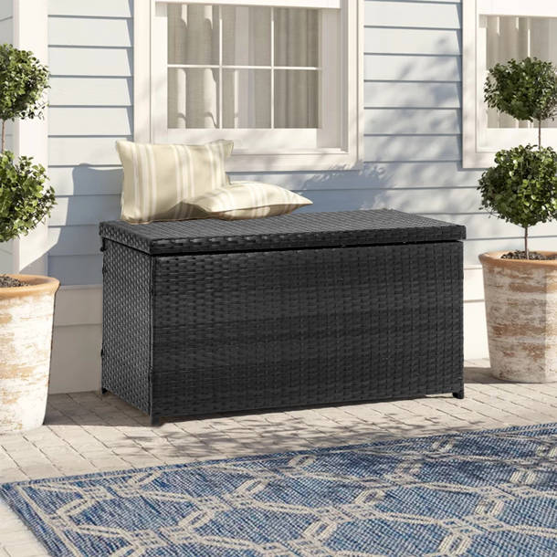 Harbourside 60 Gallon Wicker Deck Box & Reviews | Wayfair