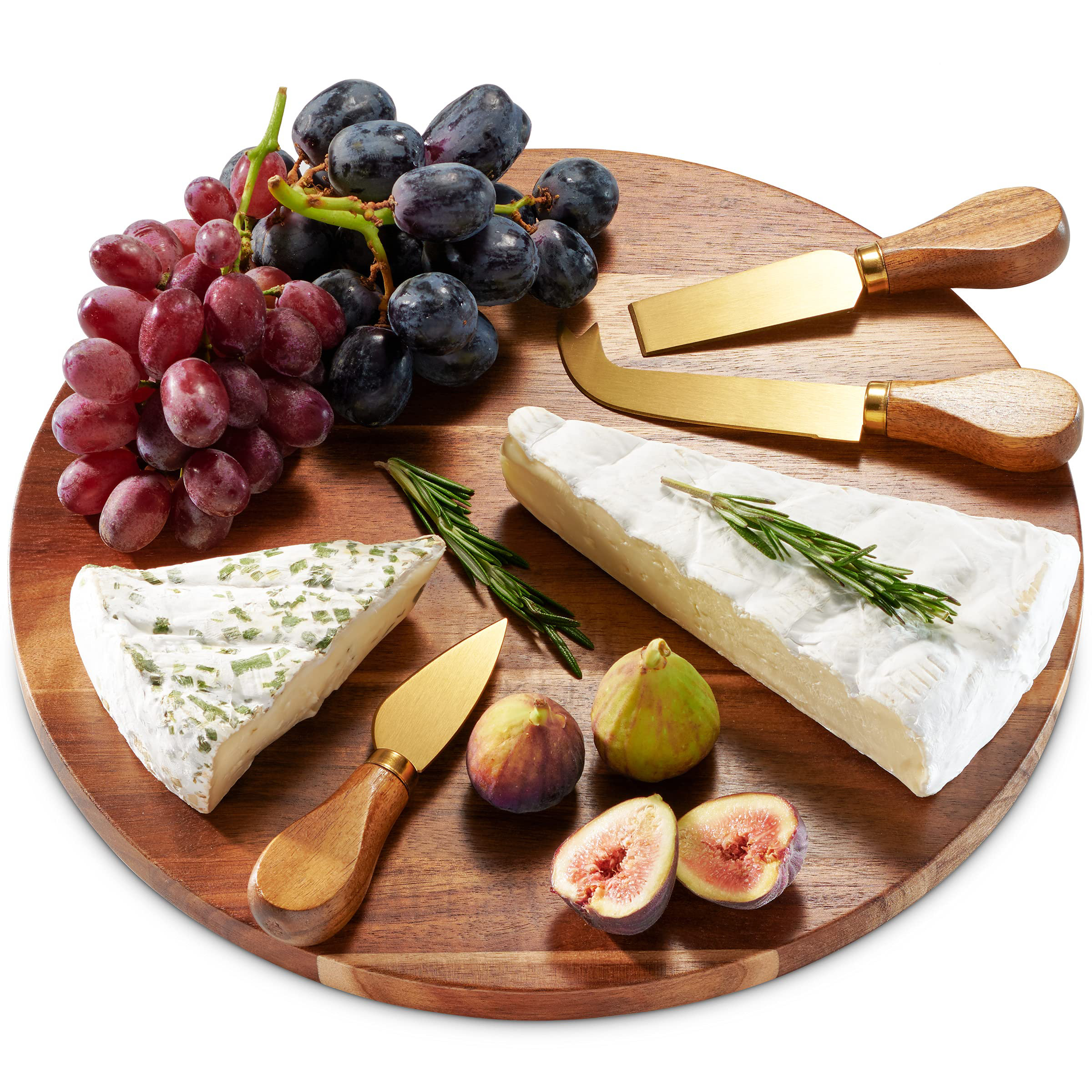 Millwood Pines Cheese Board And Knife Set, Charcuterie Boards For Meat ...