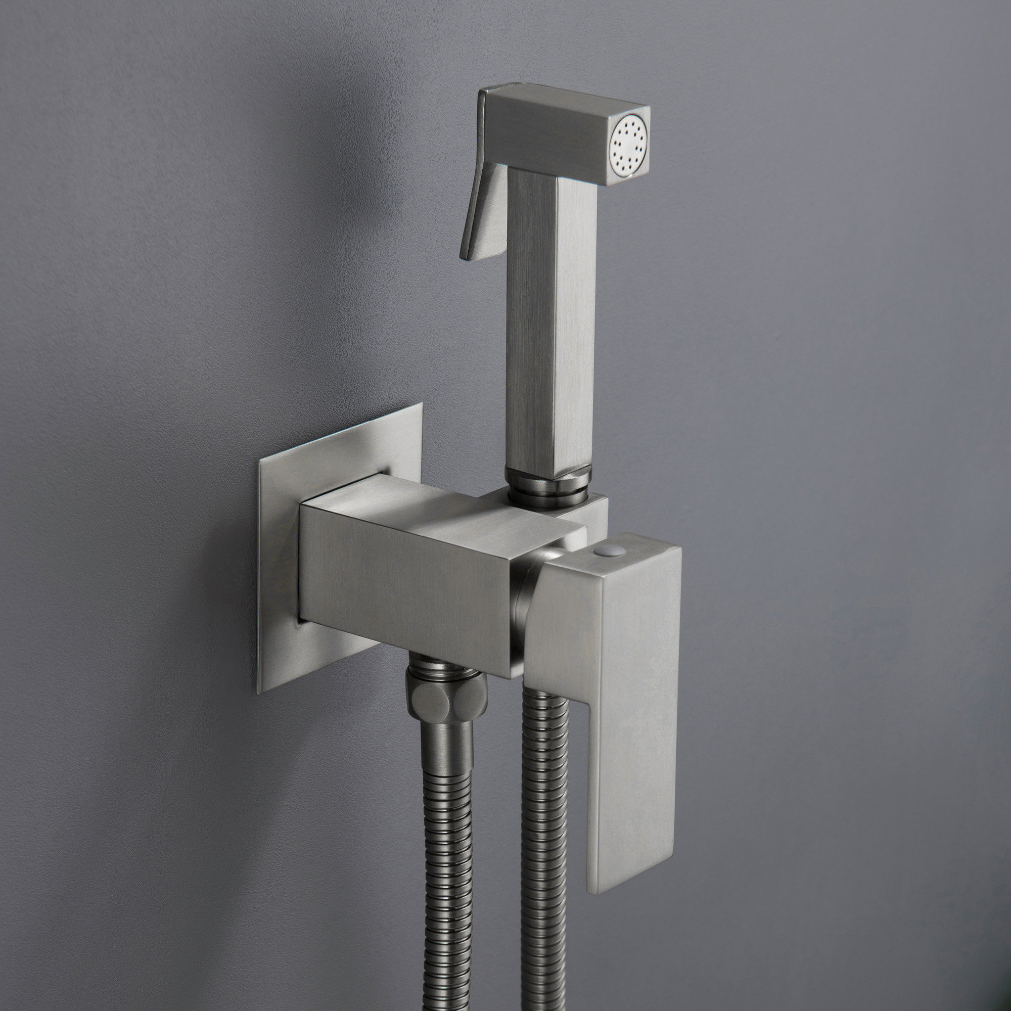 SHAMANDA Bidet avec barre de maintien en acier inoxydable et ...