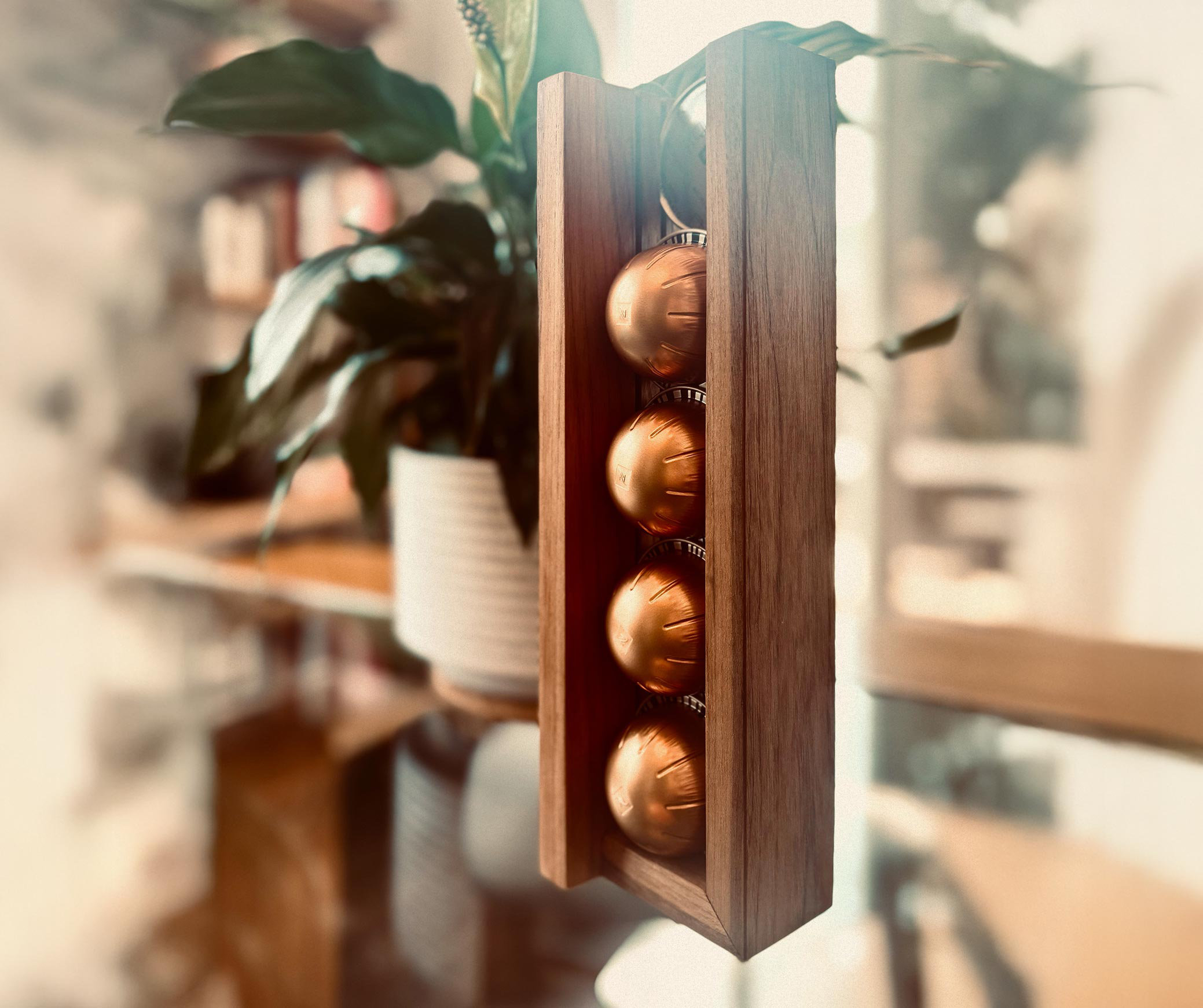 Seize Huit Wooden Coffee Capsule Holder, Nespresso Vertuo - Wayfair Canada