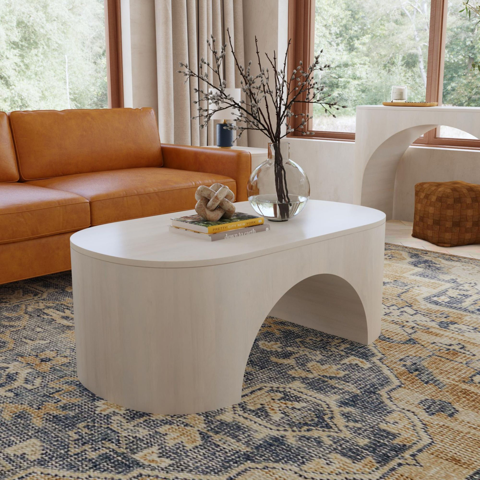 Indigo Road by Egypt Sherrod Celeste 48"W Arch Coffee Table | Wayfair