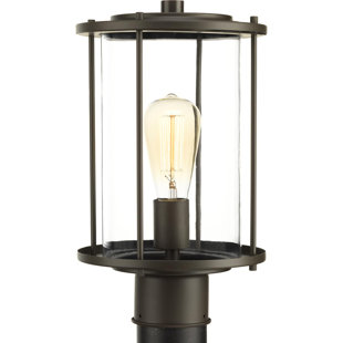 Cylinder Post Lights You'll Love | Wayfair
