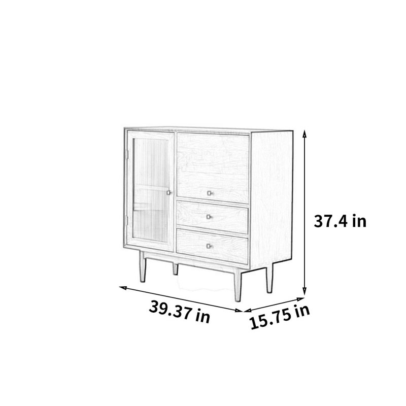 Dream cabinet Simple Storage Cabinet Sideboard Pantry Cabinet | Wayfair
