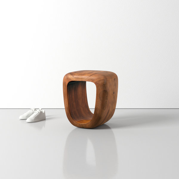 AllModern Alpine Solid Wood Decorative Stool & Reviews | Wayfair