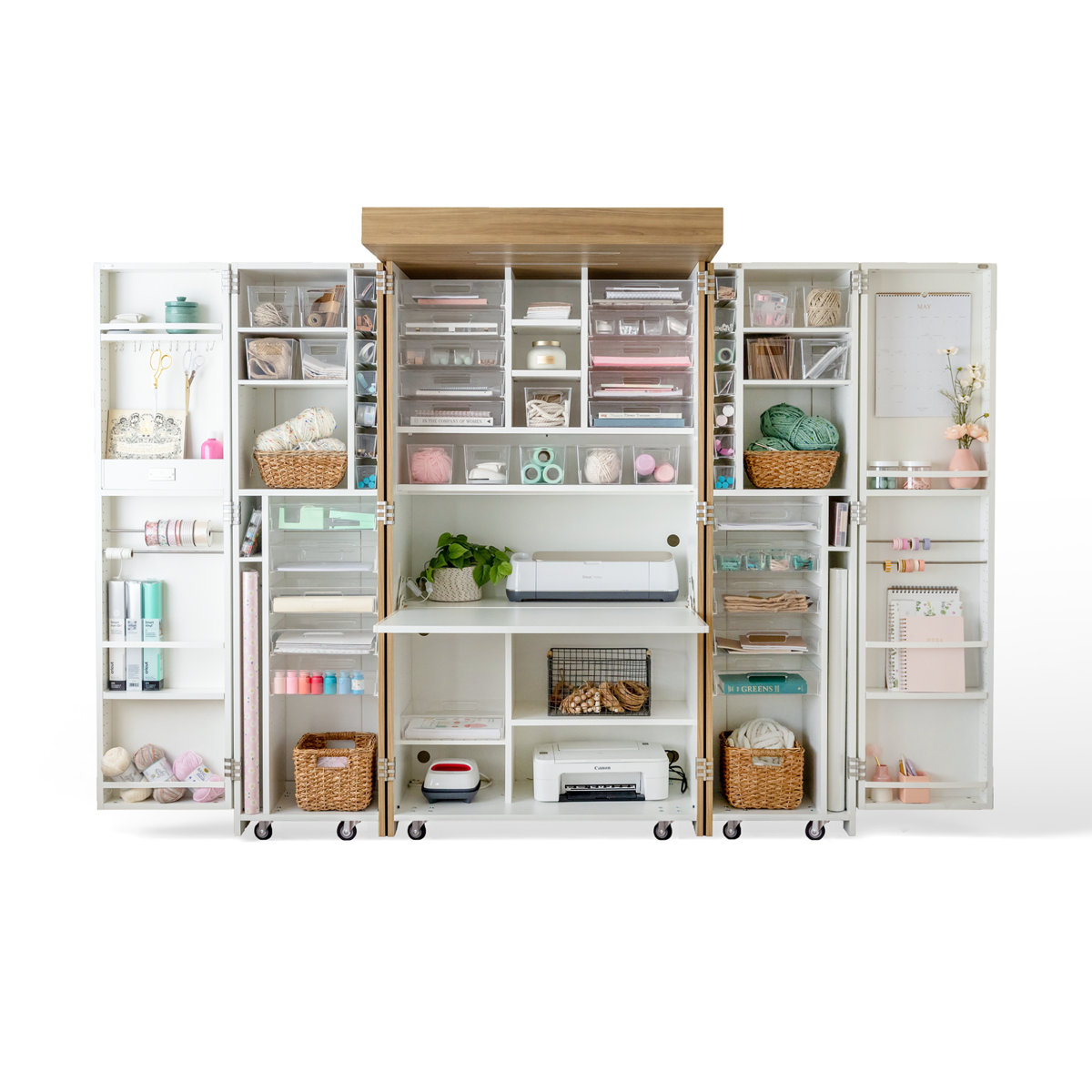 CREATE ROOM DreamBox Craft Cabinet- All-in-One Storage & Workspace ...
