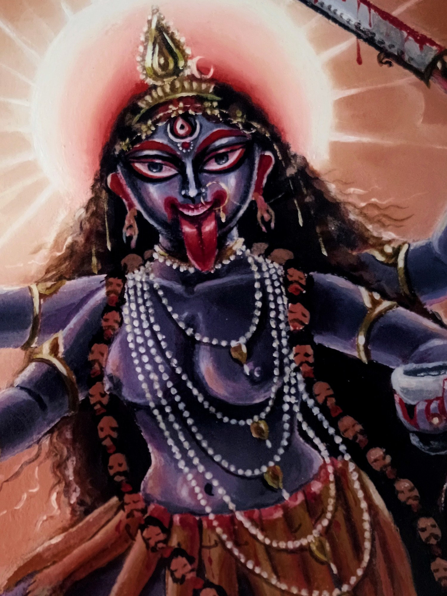 Exotic India Goddess Dakshina Kali | Acrylic On Canvas | By Debasish ...