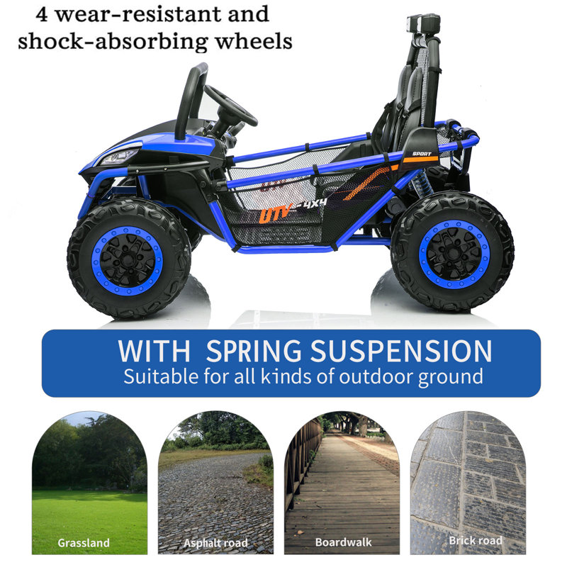 Kulamoon All-Terrain Vehicles Battery Powered Ride On Toy with Remote ...