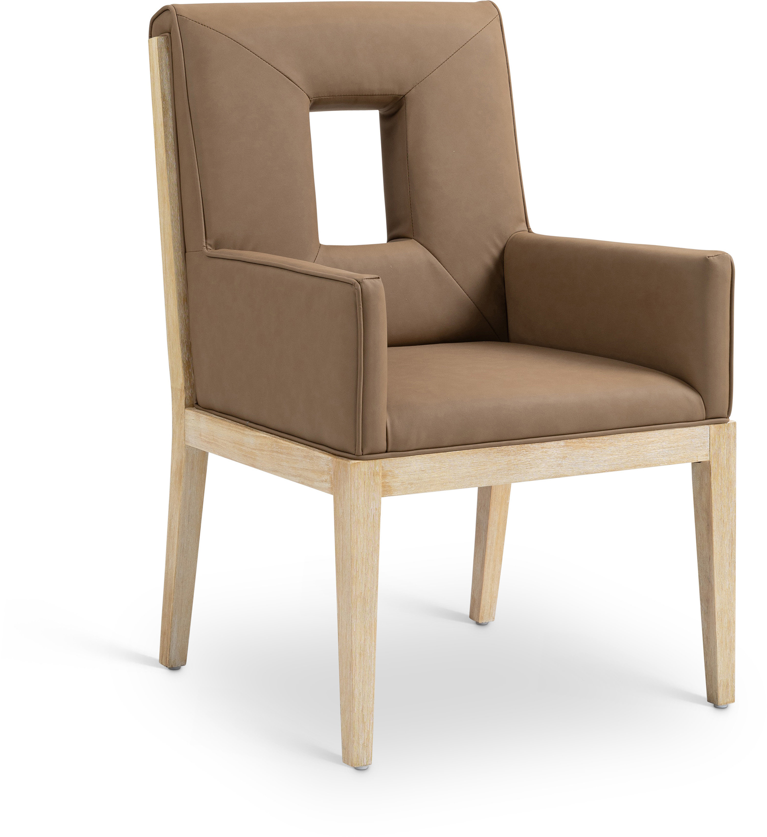 Latitude Run® Flore Linen Textured Fabric Dining Arm Chair | Wayfair